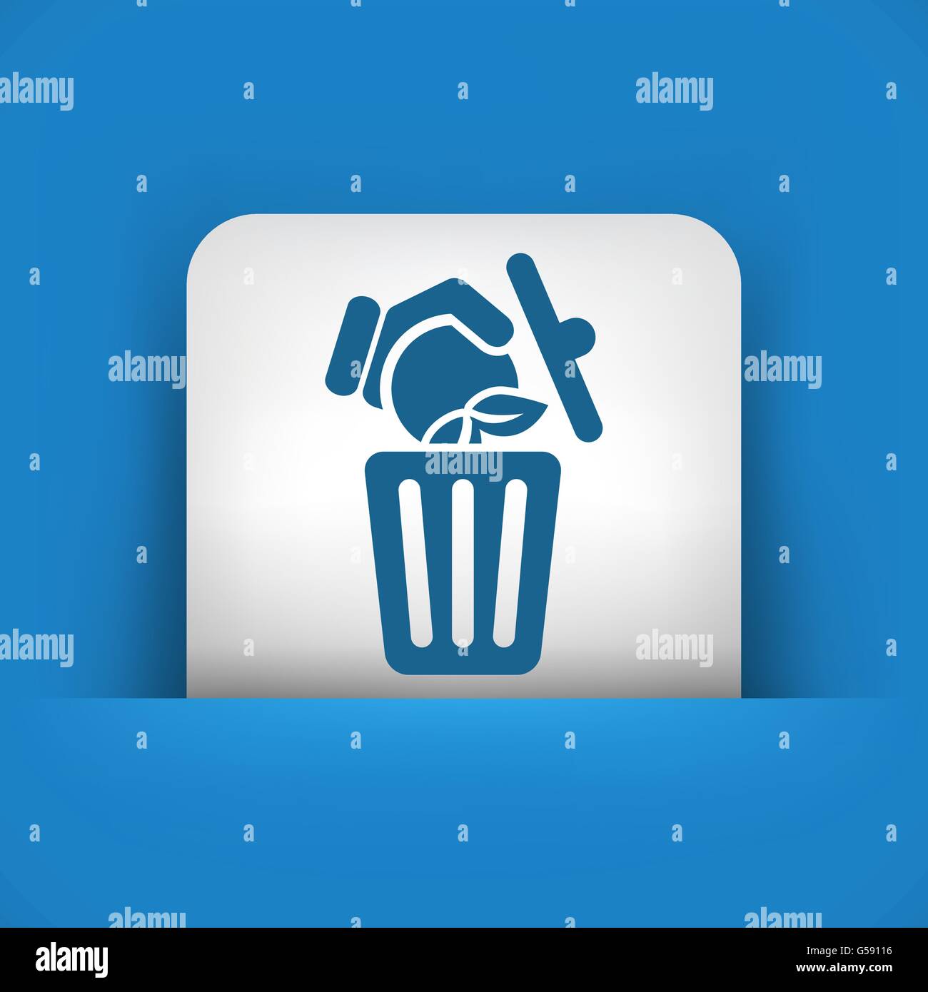 Food trash icon Stock Vector Image & Art - Alamy