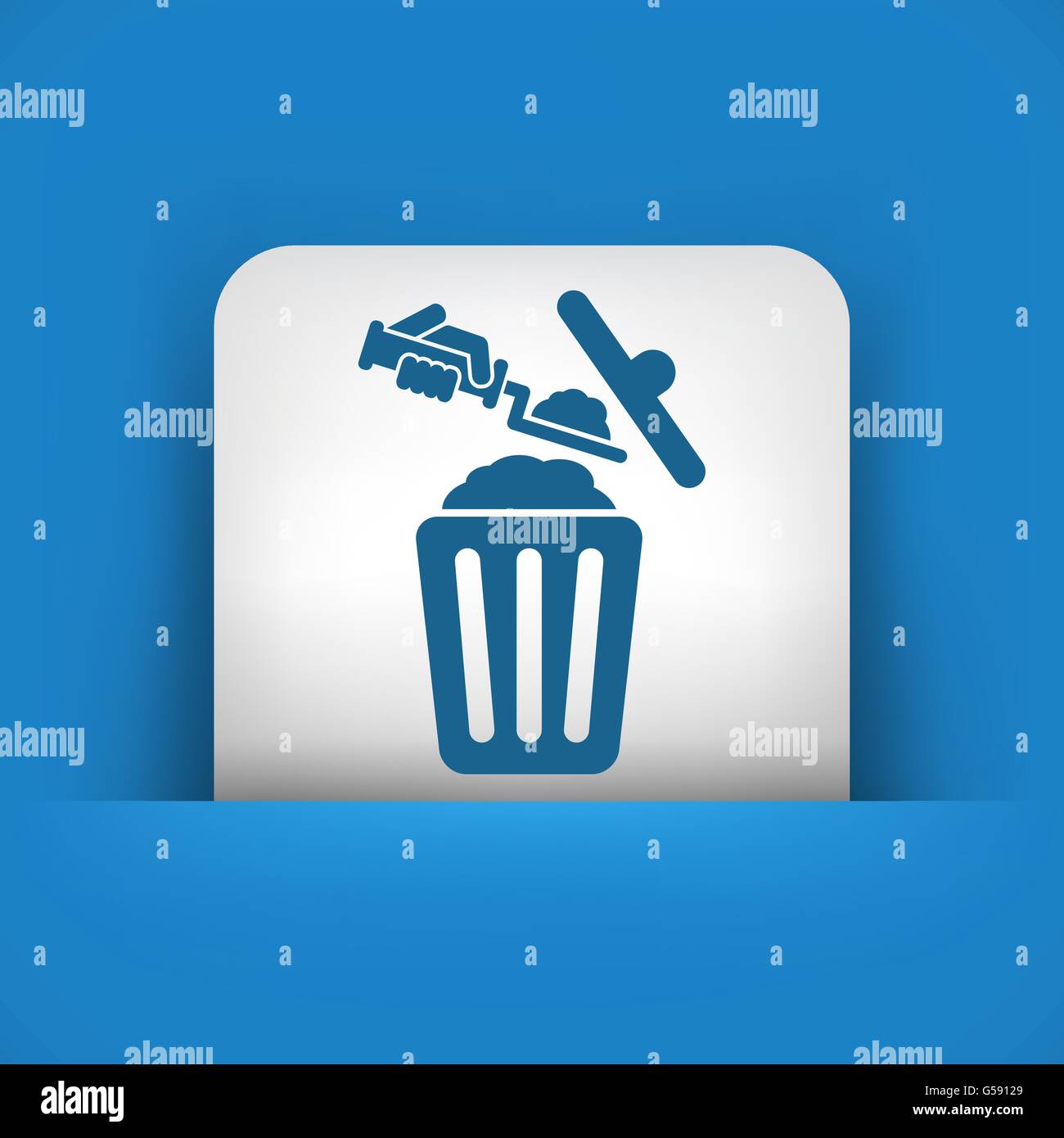 Construction waste container Stock Vector Images - Alamy