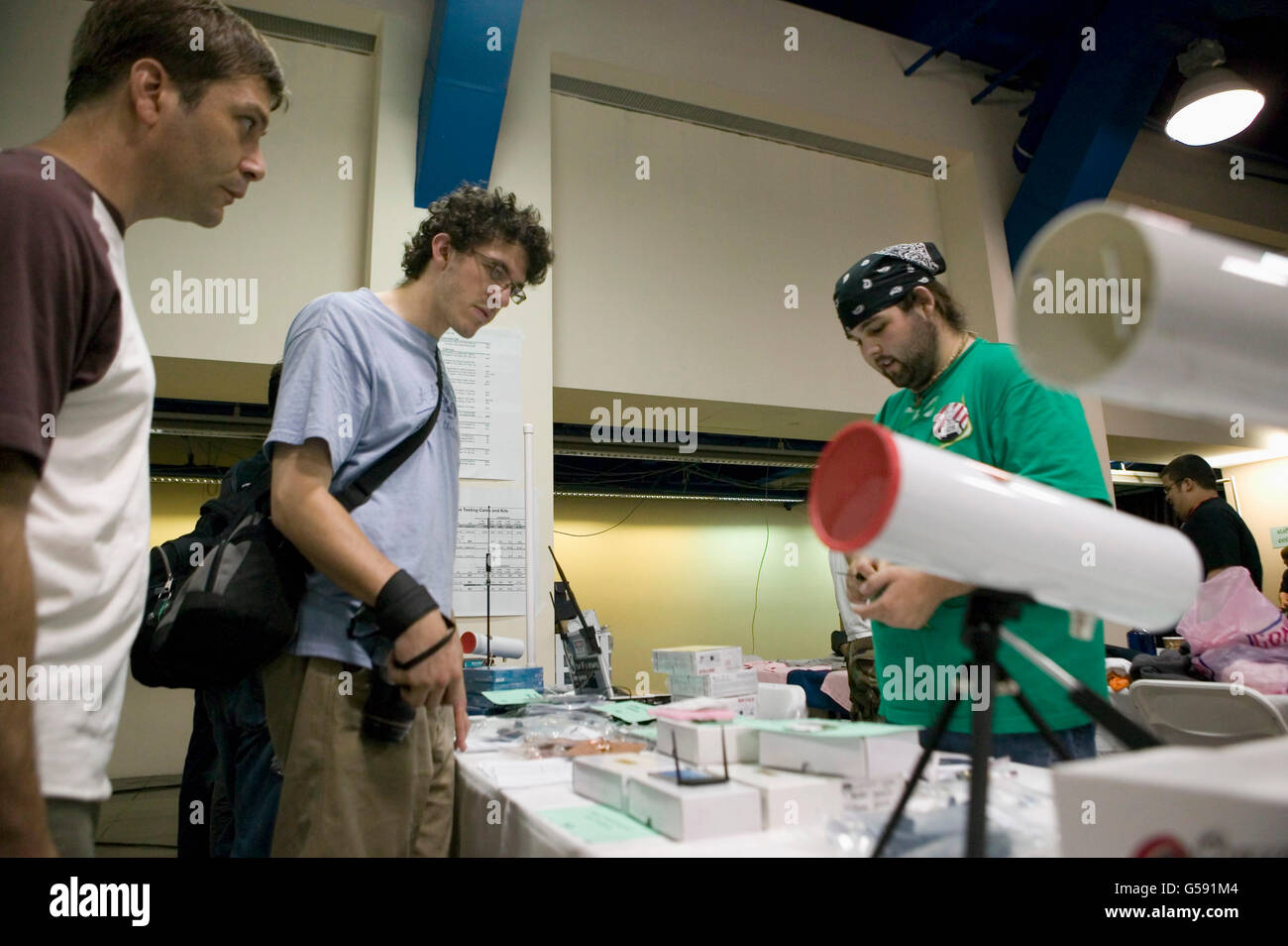 Attendees of the 6th edition of HOPE, an annual hackers' convention ...
