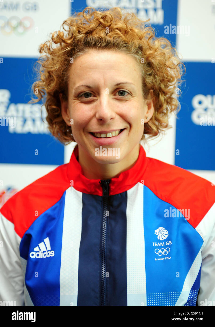 Team GB Volleyballer Maria Bertelli during the London 2012 kitting out ...