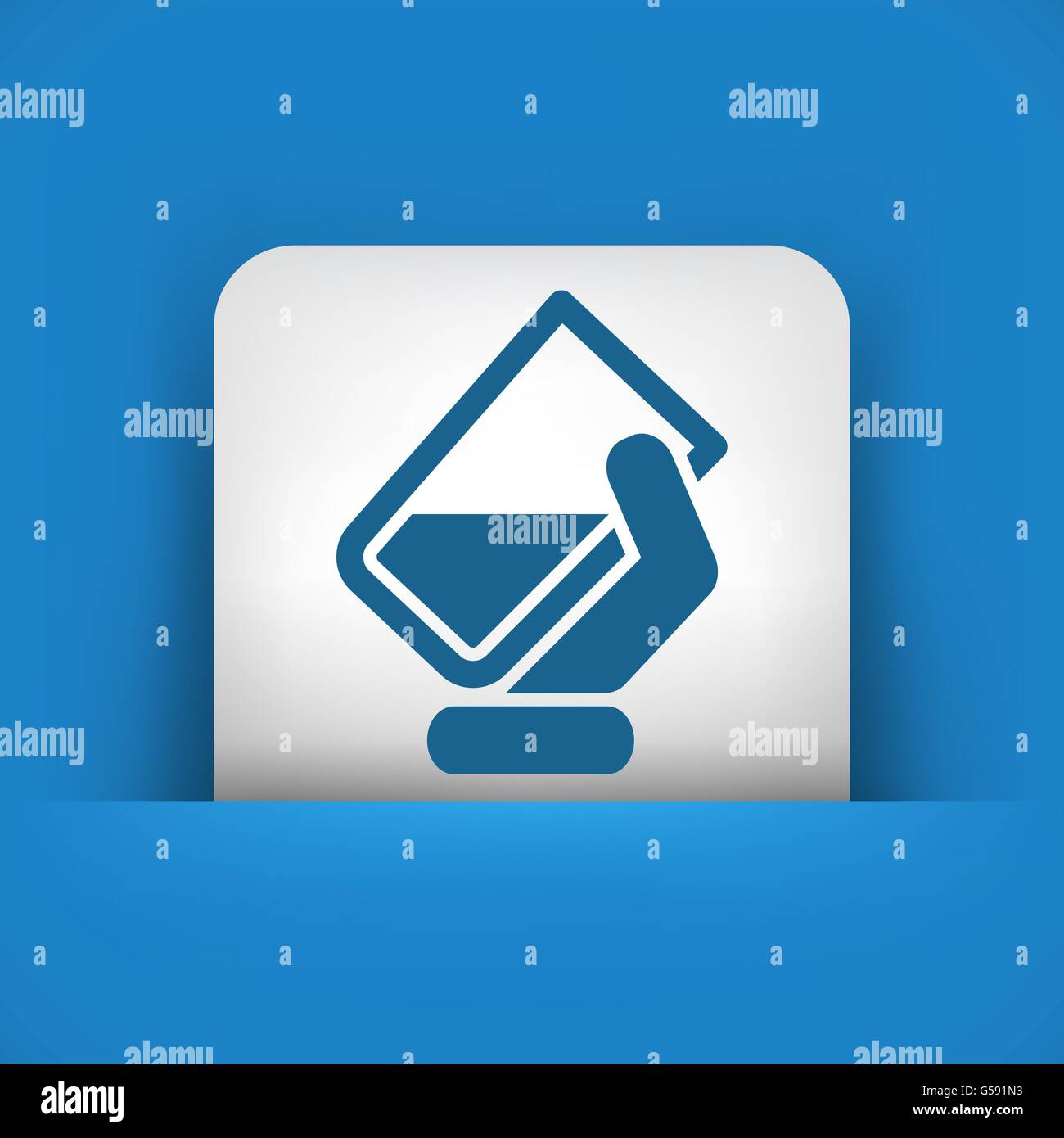 Hand hold water glass Stock Vector Images - Alamy