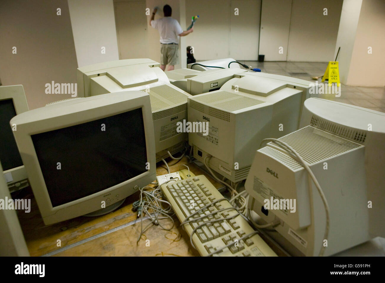 Computer wires ancient hi-res stock photography and images - Alamy