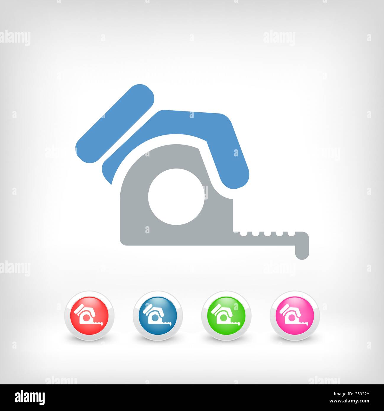 Measuring inches centimeters roll hi-res stock photography and images ...