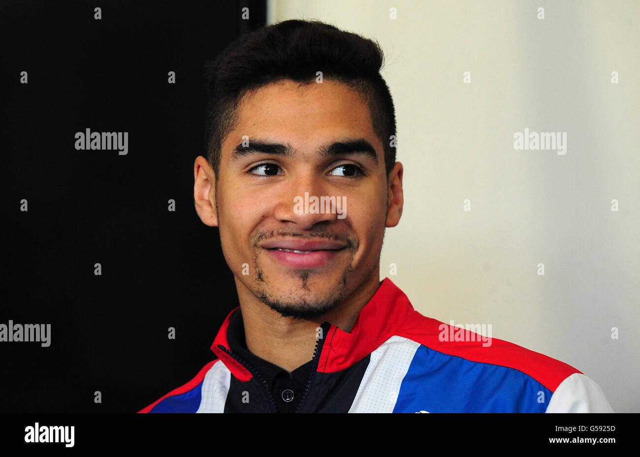 Louis Smith during the London 2012 kitting out session at Loughborough ...