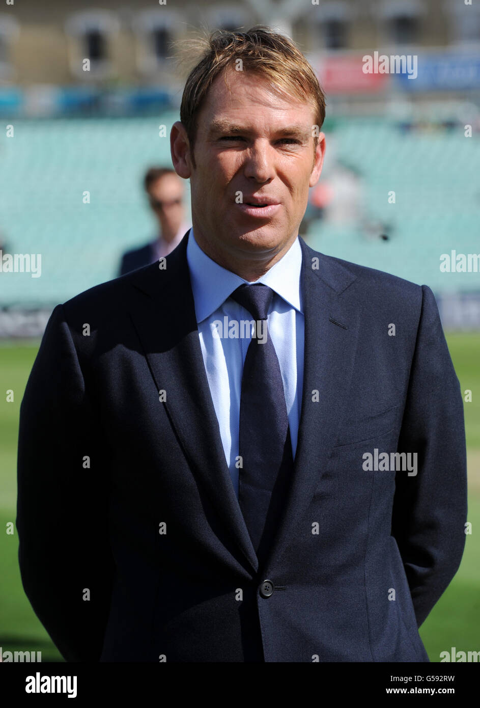 Former australia cricketer shane warne hi-res stock photography and ...