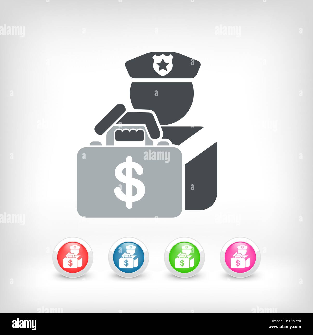 Bank raid Stock Vector Images - Alamy