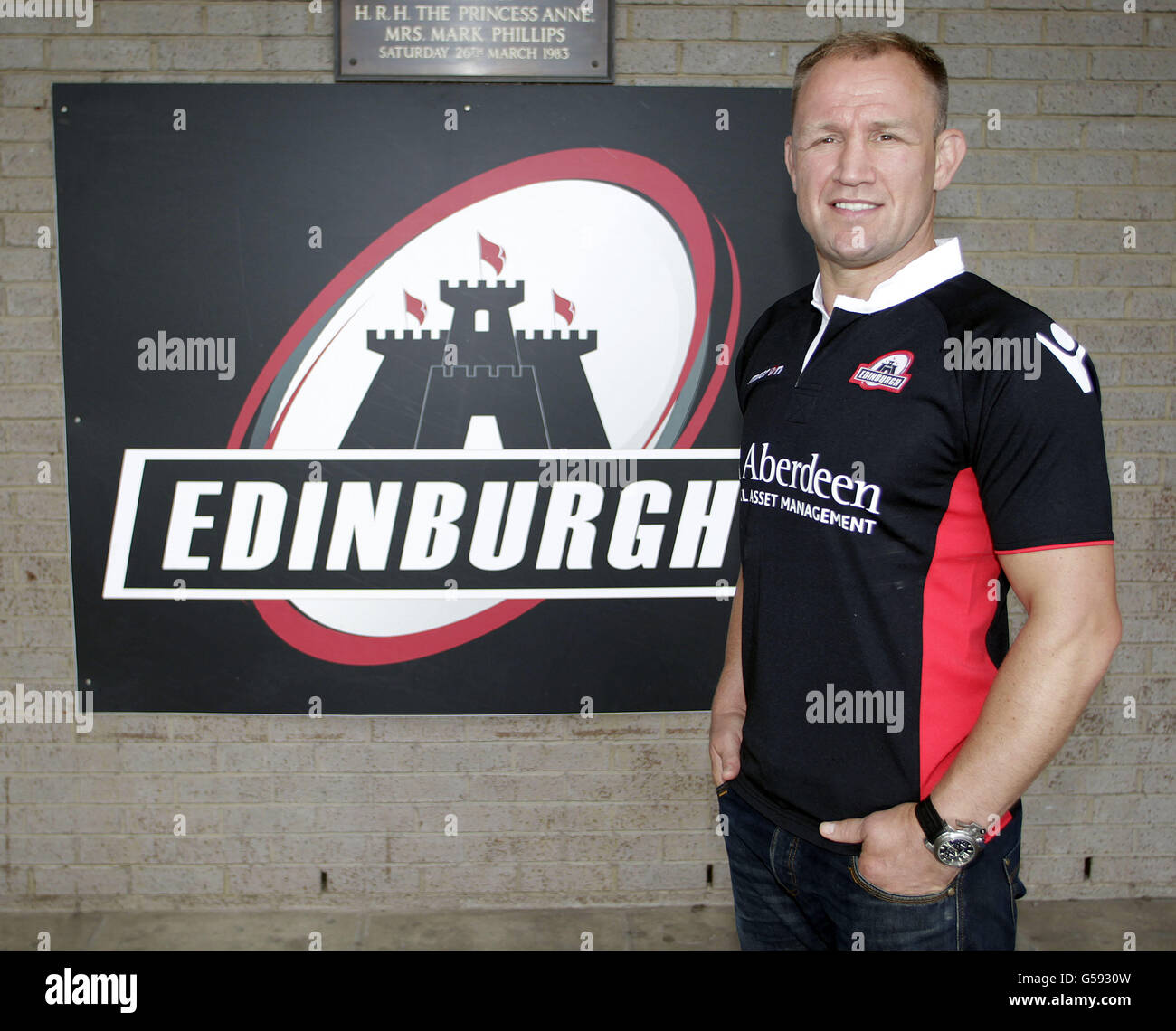 Rugby Union - Edinburgh Photocall - Neil Back - Murrayfield Stadium ...