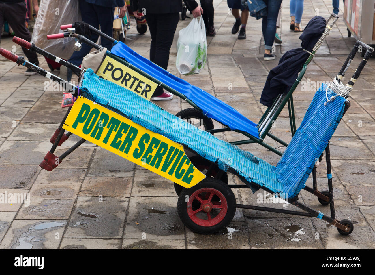 Porter Service in Venice, Italy Stock Photo - Alamy