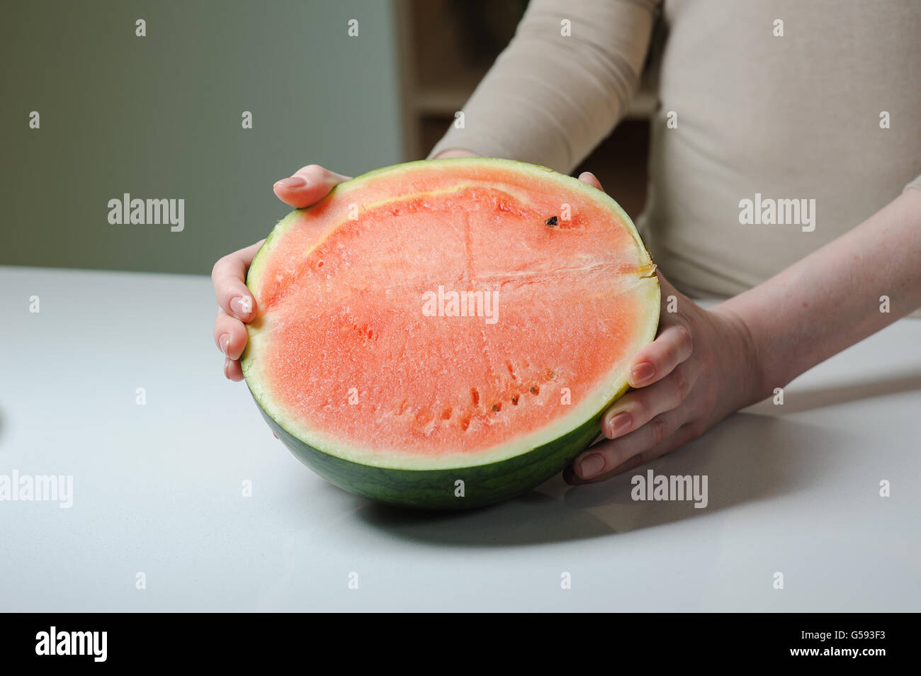 Holding conch shell hi-res stock photography and images - Alamy