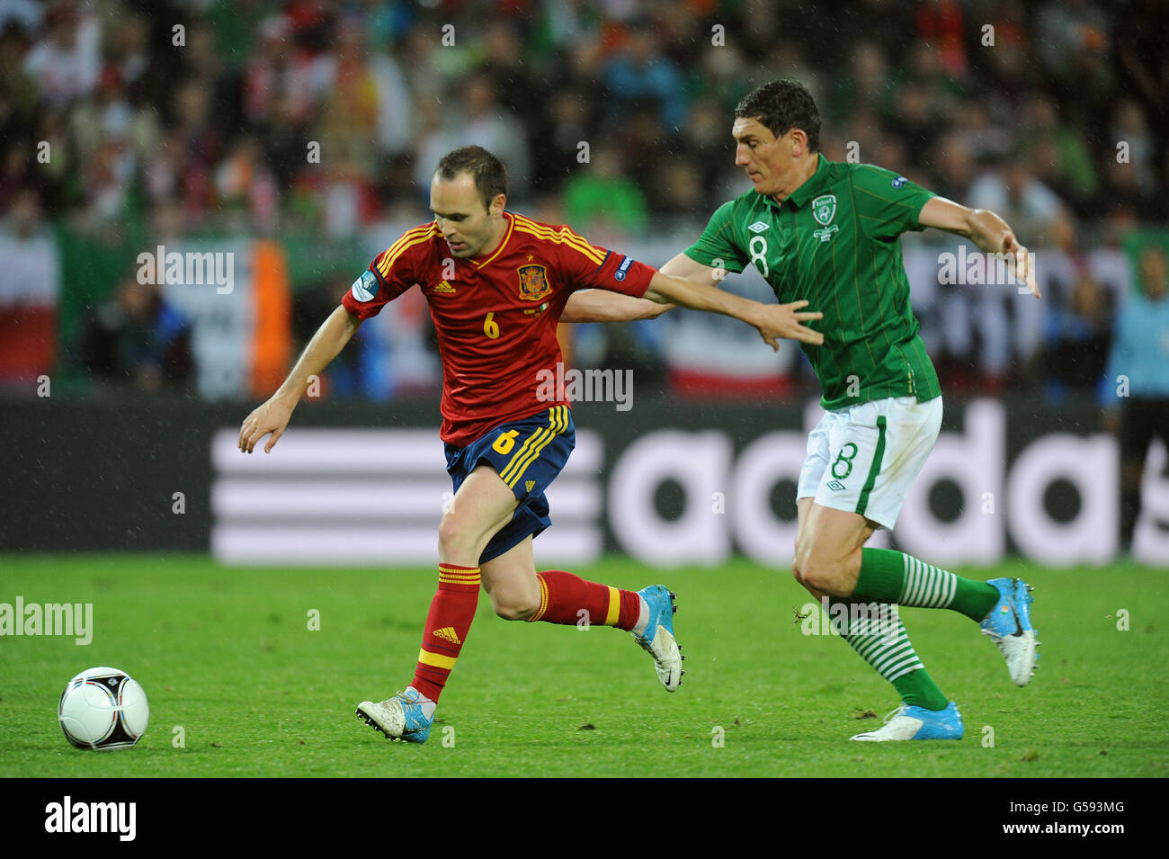 Uefa euros 2012 iniesta hi-res stock photography and images - Alamy