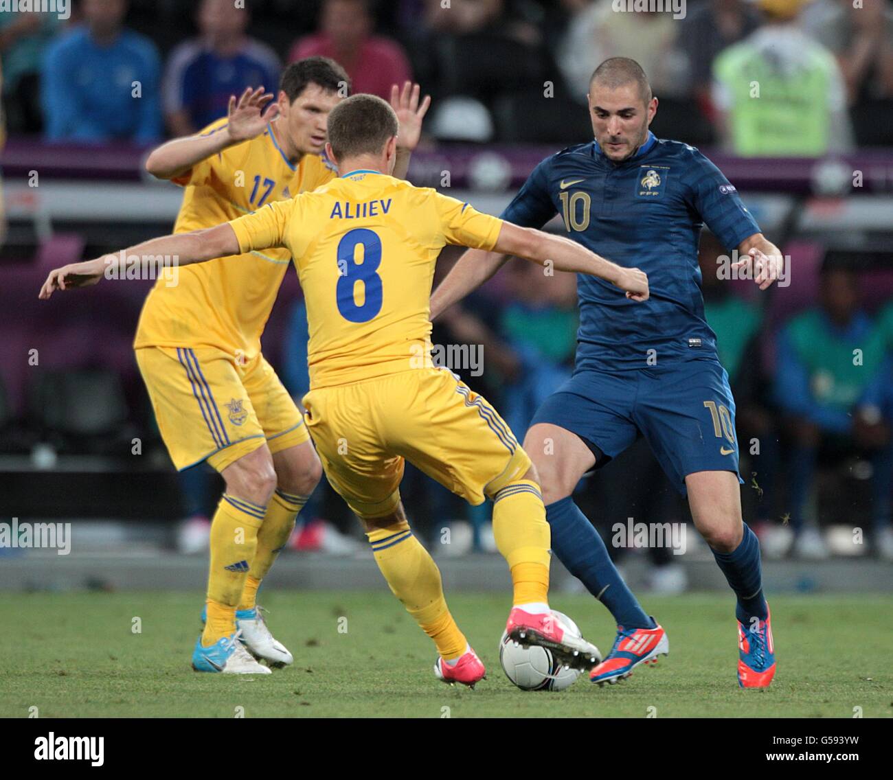 Soccer - UEFA Euro 2012 - Group D - Ukraine v France - Donbass Arena ...