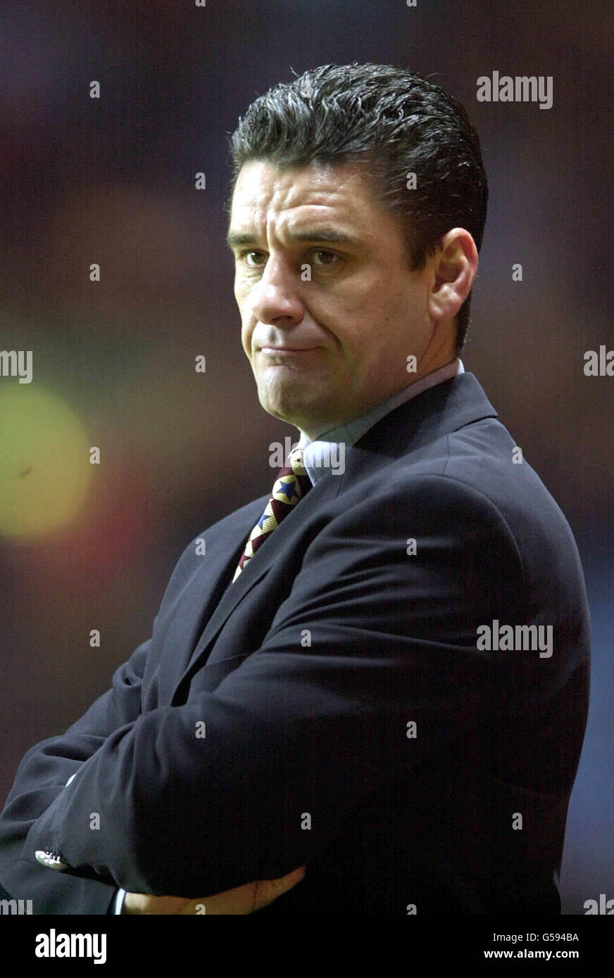 John gregory watches the match hi-res stock photography and images - Alamy