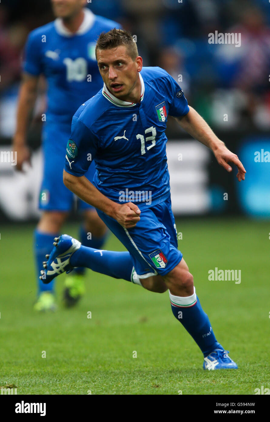 Soccer - UEFA Euro 2012 - Group C - Italy v Croatia - Stadium Poznan ...