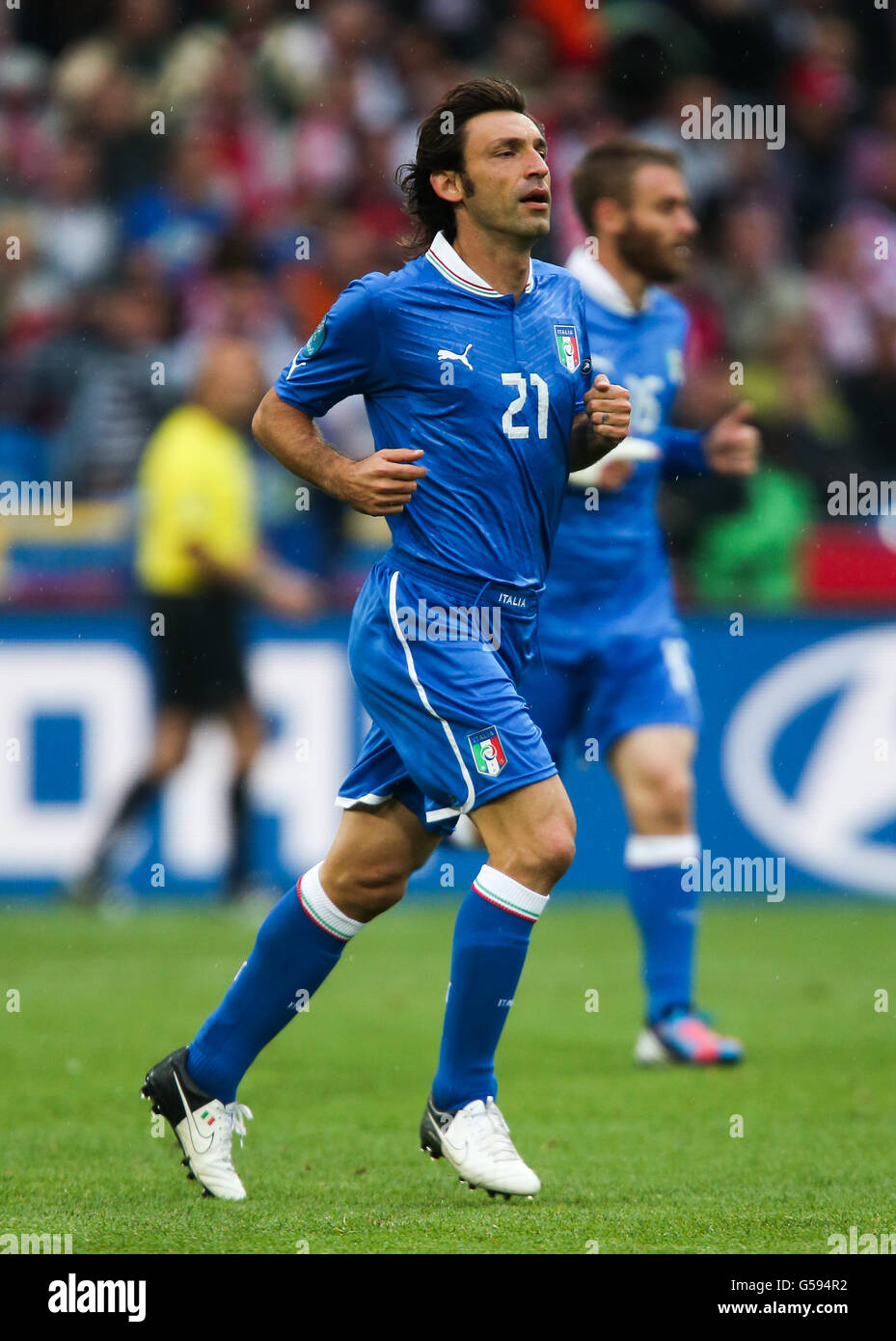 Soccer - UEFA Euro 2012 - Group C - Italy v Croatia - Stadium Poznan ...