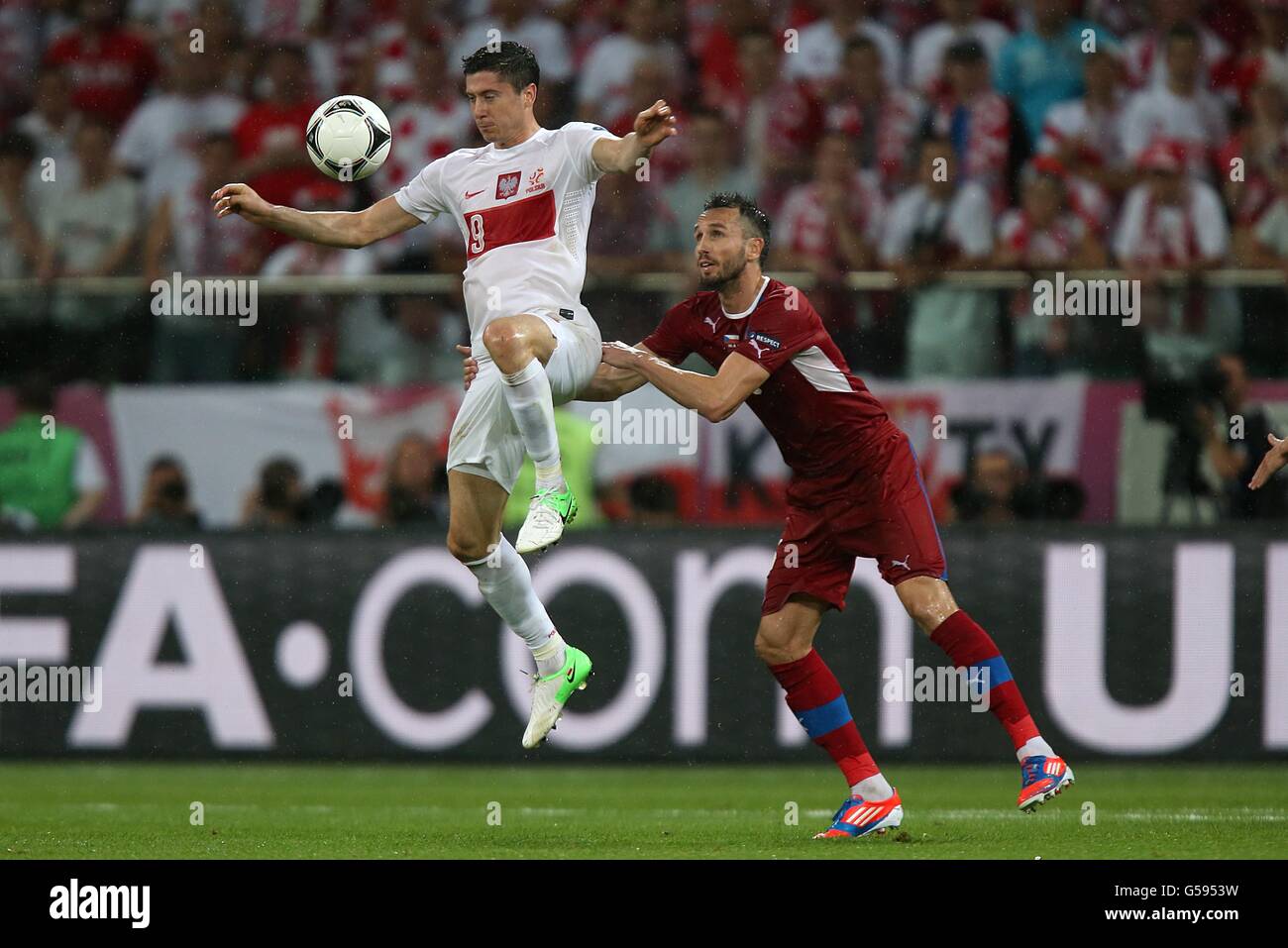 Lewandowski uefa 2012 poland hi-res stock photography and images - Alamy