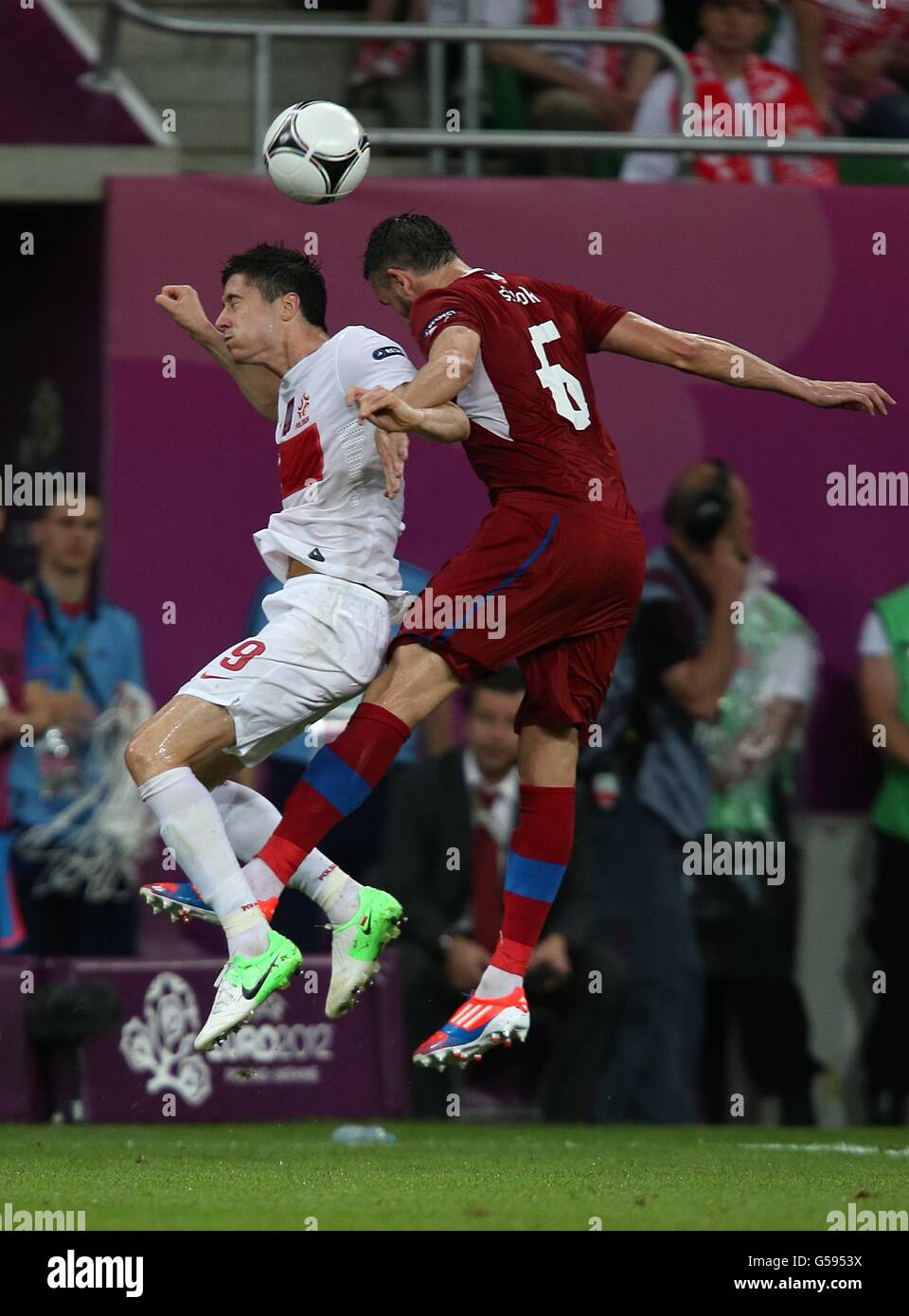 Lewandowski uefa 2012 poland hi-res stock photography and images - Alamy