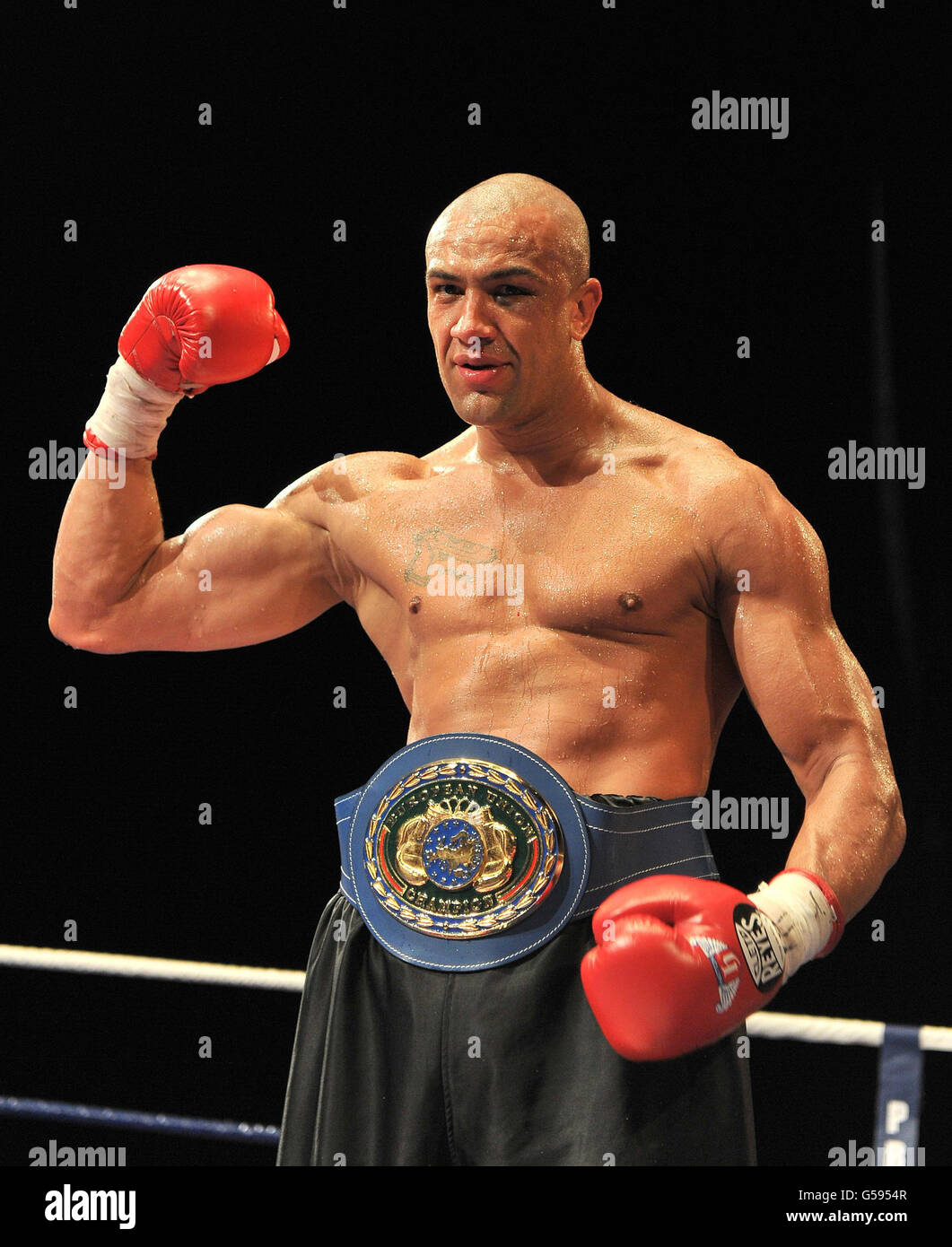 Boxing - Road to Glory Evening - National Velodrome Stock Photo - Alamy