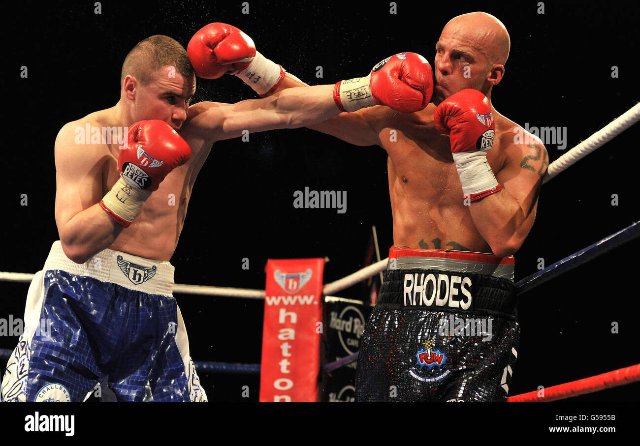 Boxing - Road to Glory Evening - National Velodrome Stock Photo - Alamy