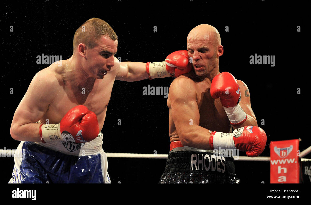 Boxing - Road to Glory Evening - National Velodrome Stock Photo - Alamy