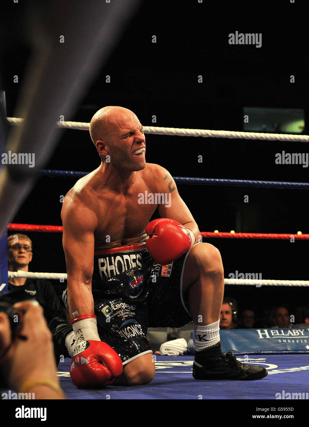 Boxing - Road to Glory Evening - National Velodrome Stock Photo - Alamy