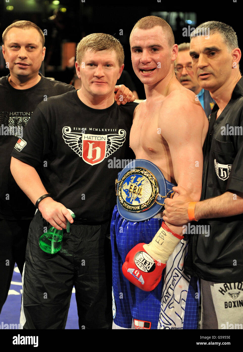 Boxing - Road to Glory Evening - National Velodrome Stock Photo - Alamy