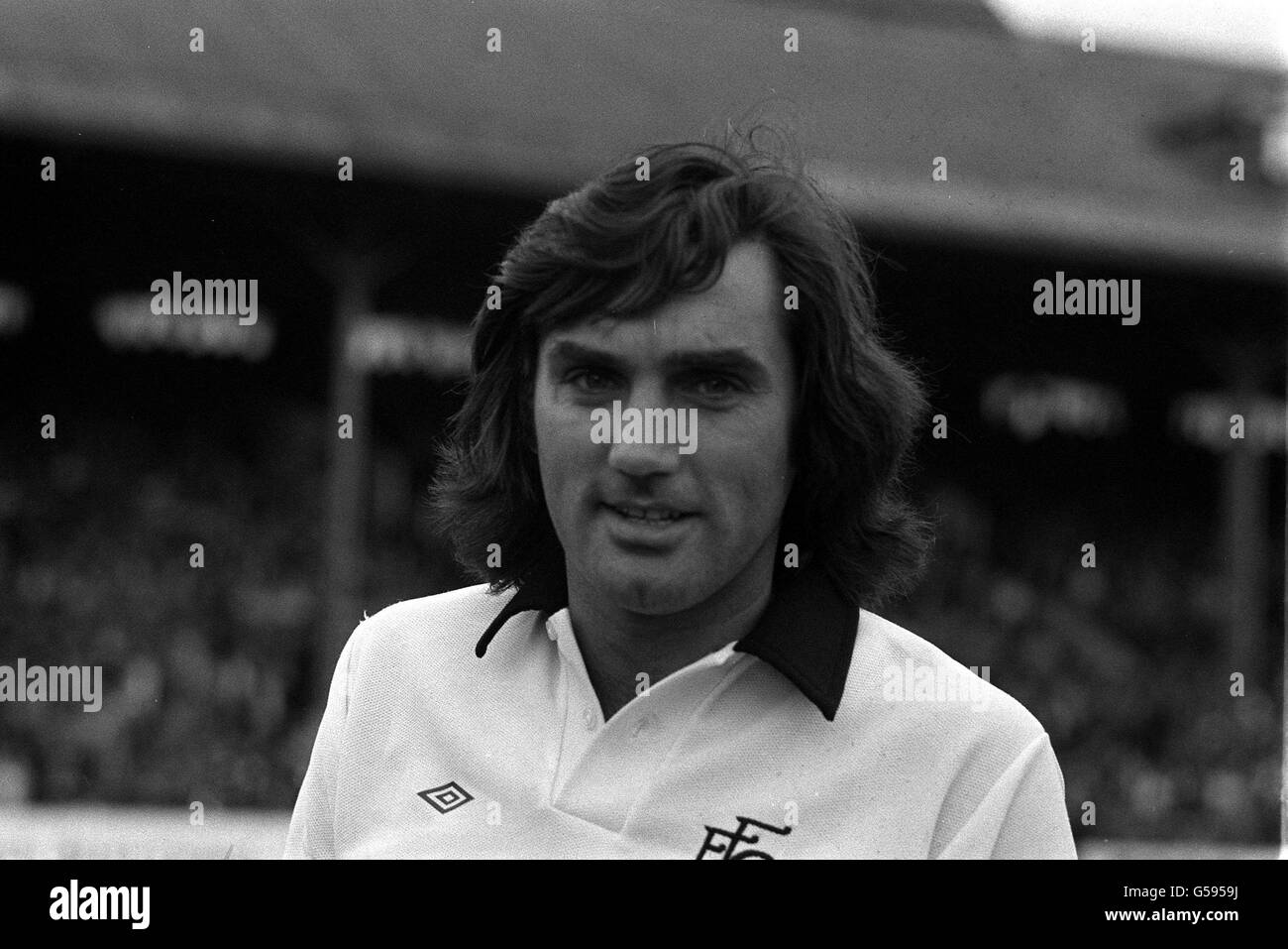 George Best wearing the colours of Fulham, the London club which has ...