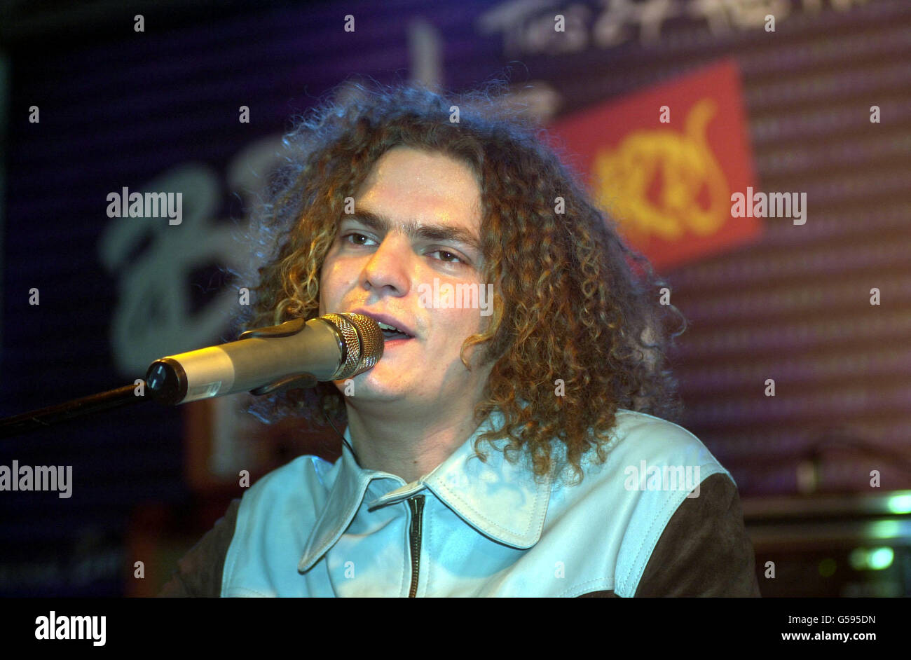 Toploader at The Brit Awards 2001 nominations launch party in London's ...