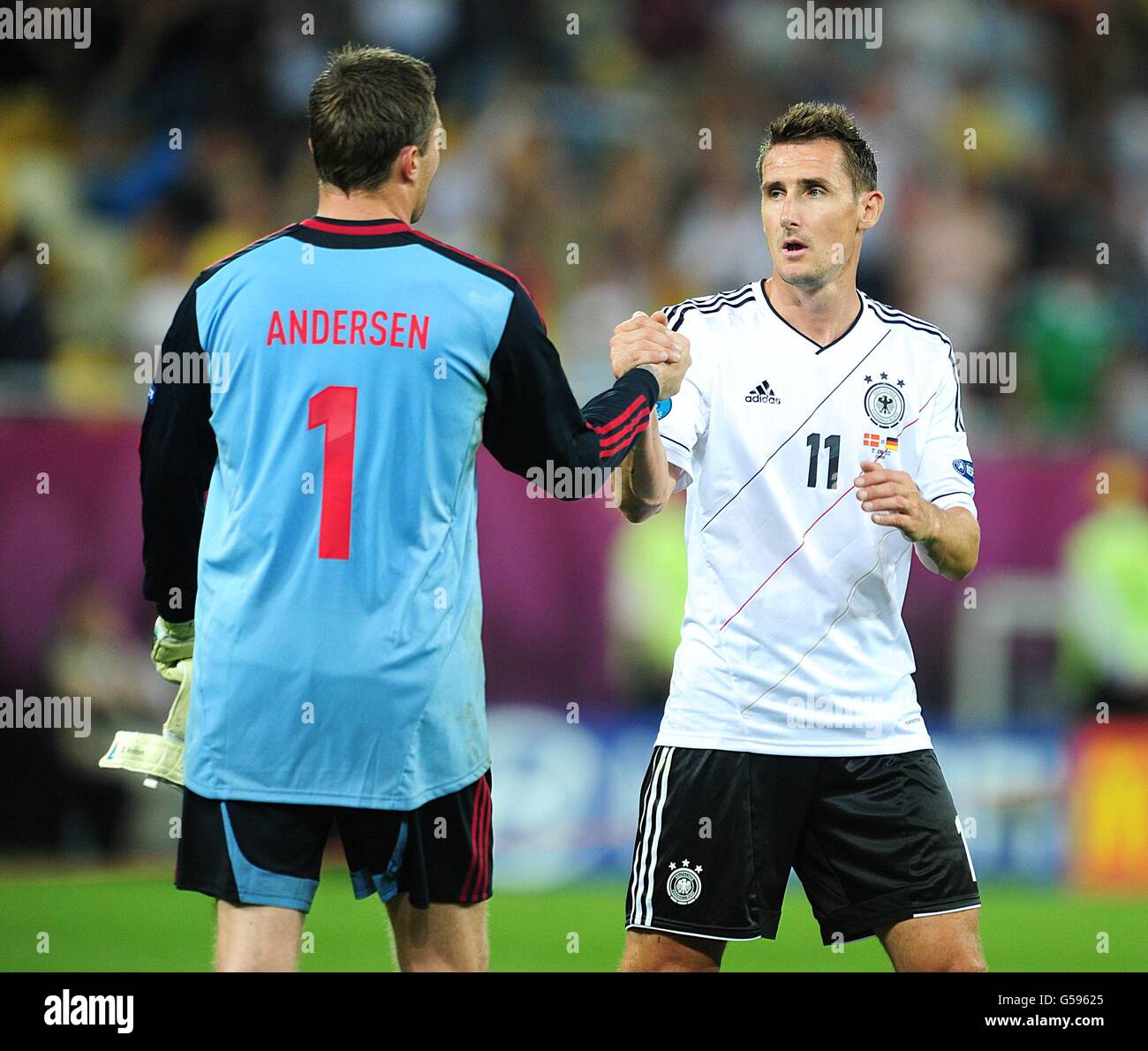 Soccer - UEFA Euro 2012 - Group B - Denmark v Germany - Arena Lviv ...