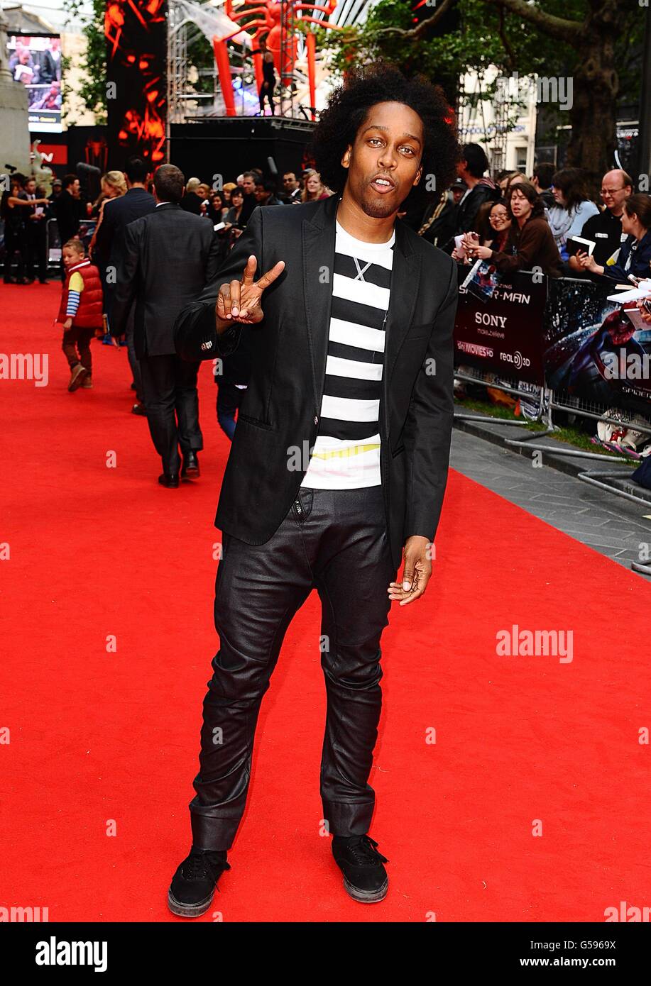 The Amazing Spider-Man Premiere - London Stock Photo - Alamy