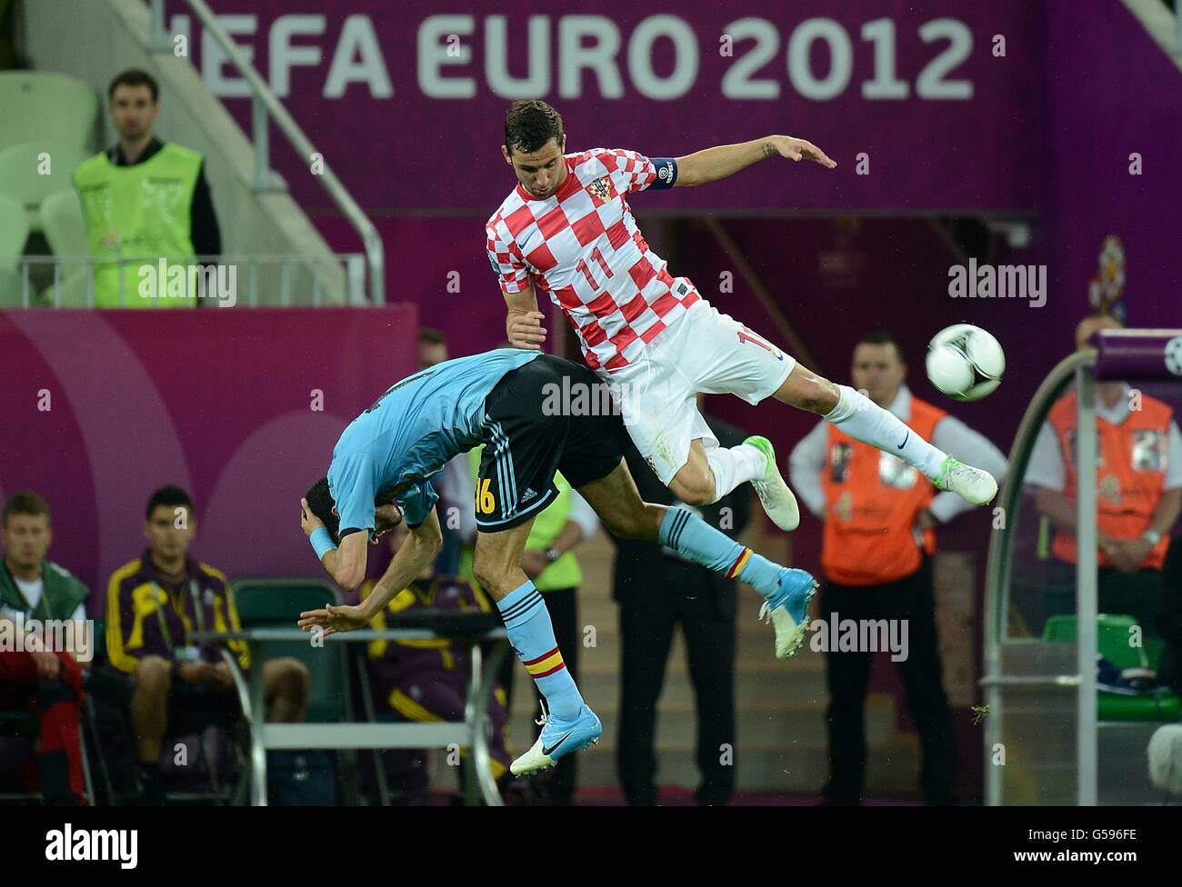 Soccer - UEFA Euro 2012 - Group C - Croatia v Spain - Arena Gdansk ...