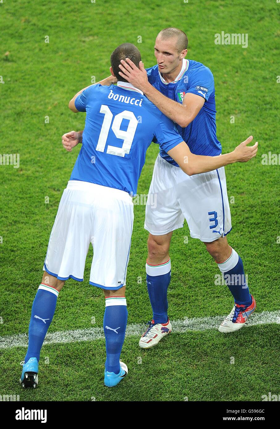 Chiellini bonucci italy hi-res stock photography and images - Alamy