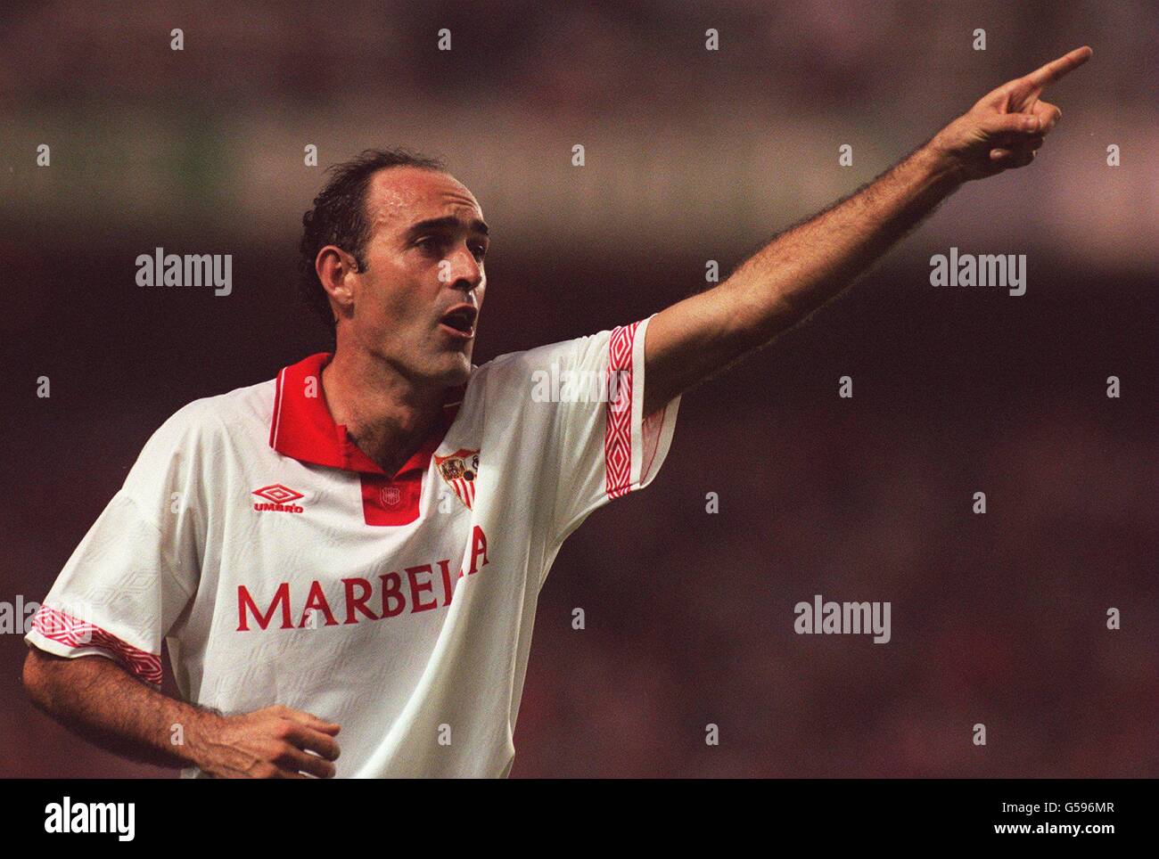 SPANISH SOCCER. RAFA PAZ, SEVILLA Stock Photo - Alamy