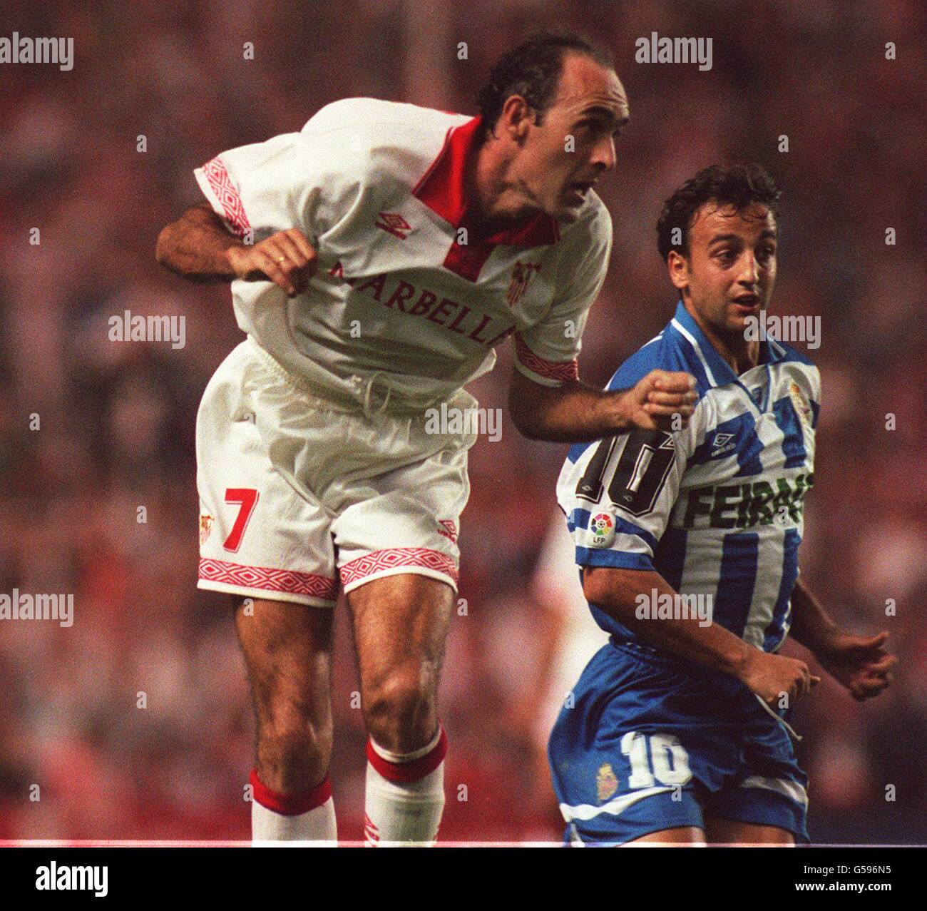 SPANISH SOCCER. RAFA PAZ, SEVILLA Stock Photo - Alamy