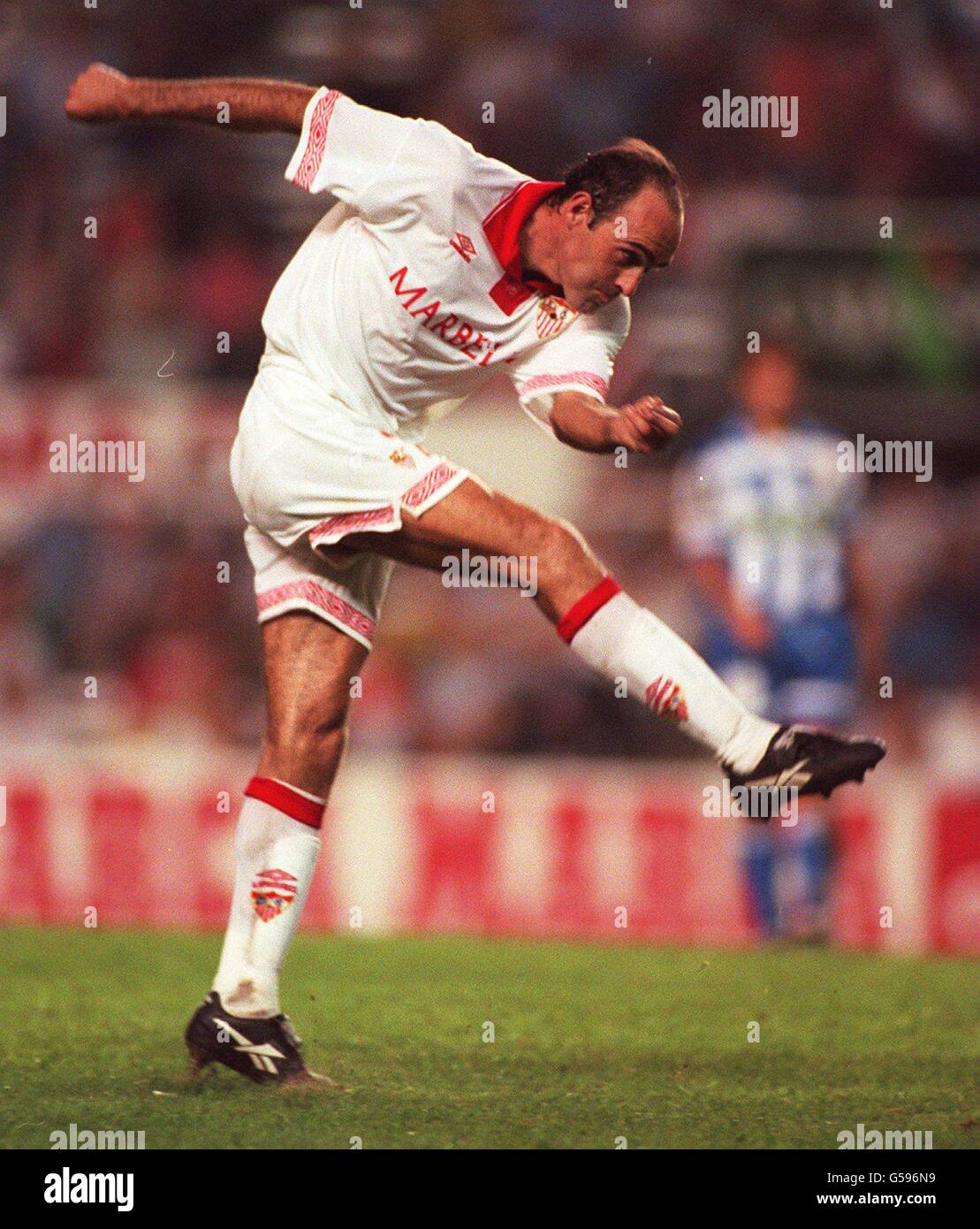 SPANISH SOCCER. RAFA PAZ, SEVILLA Stock Photo - Alamy