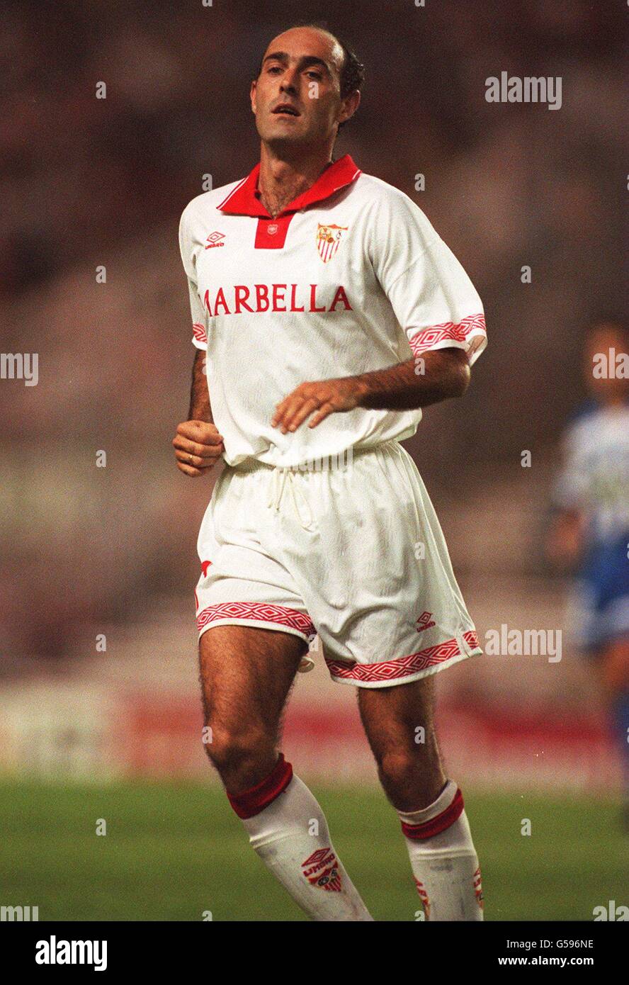 SPANISH SOCCER. RAFA PAZ, SEVILLA Stock Photo - Alamy