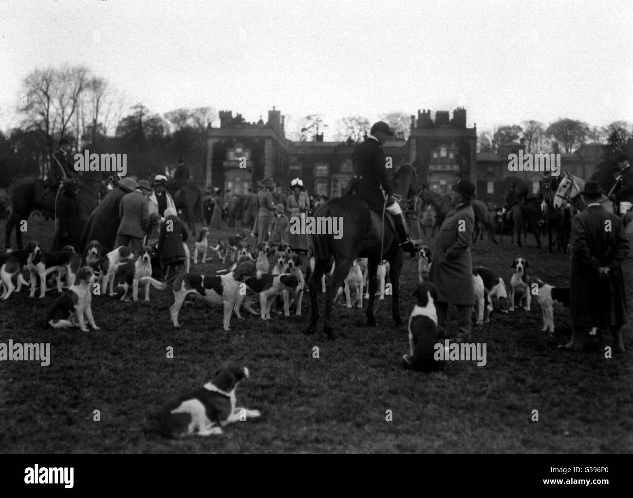 FOX HUNTING : 1911 Stock Photo - Alamy