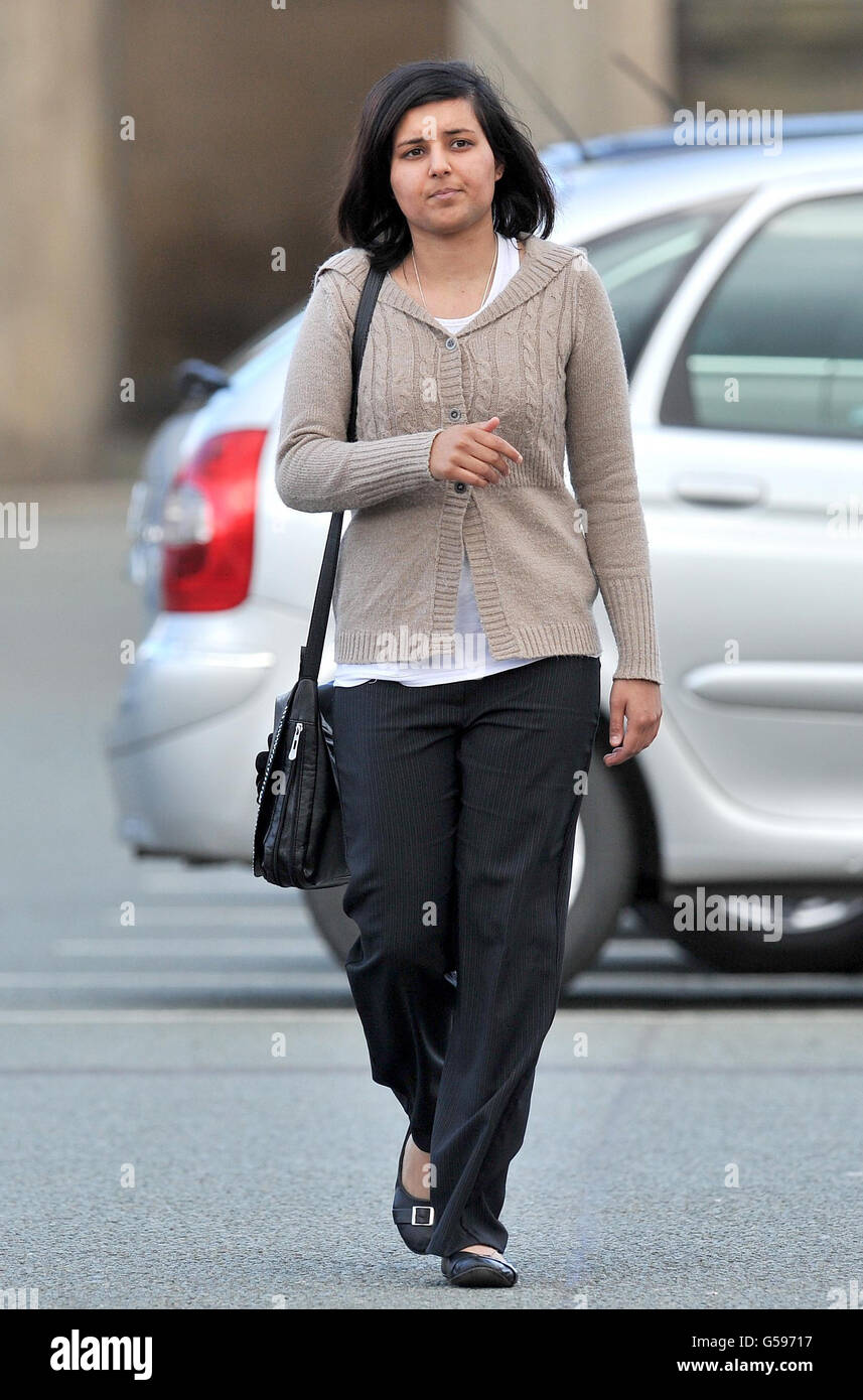 Mevish Ahmed, sister of Shafilea Ahmed, arrives at Chester Crown Court ...