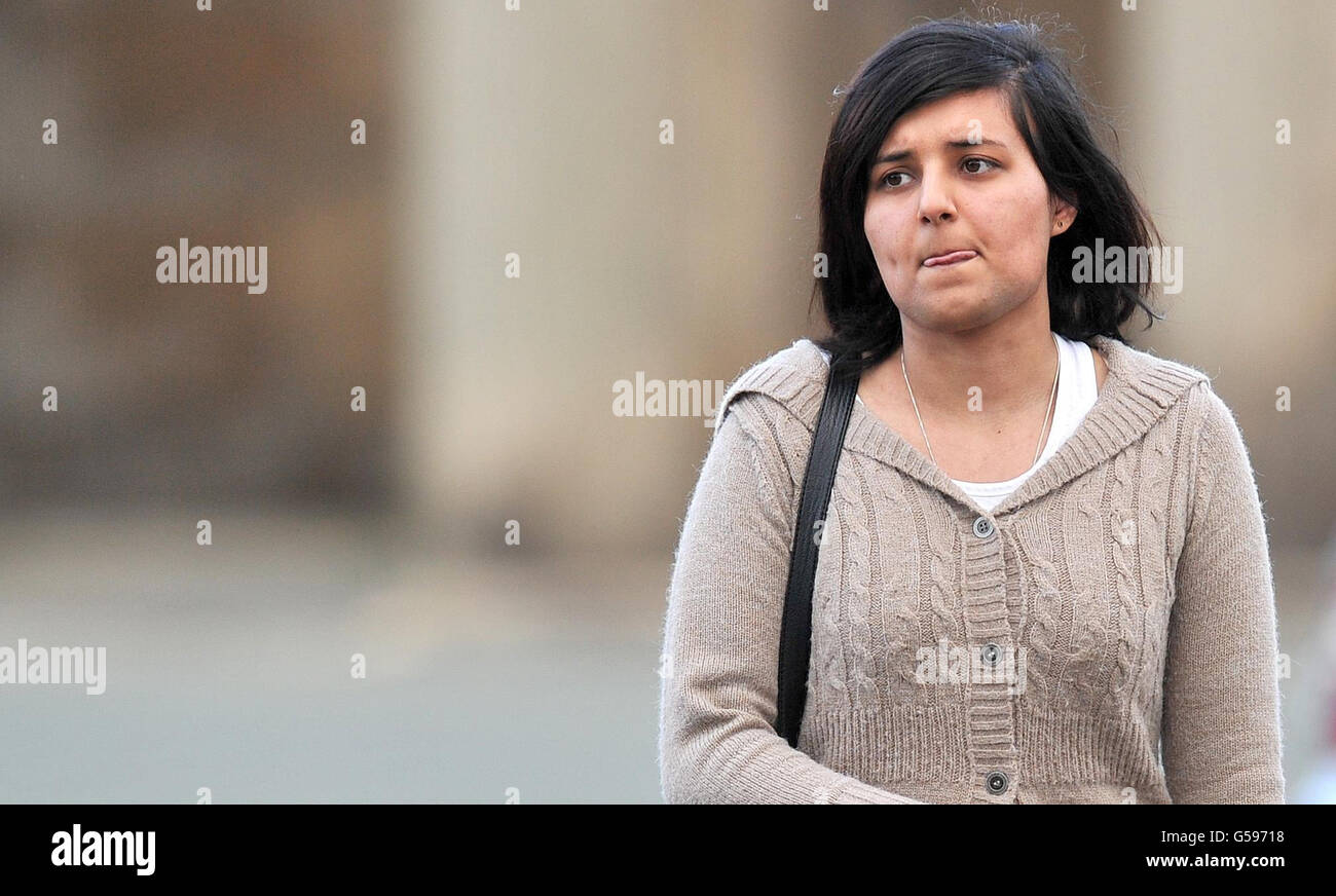 Mevish Ahmed, sister of Shafilea Ahmed, arrives at Chester Crown Court ...