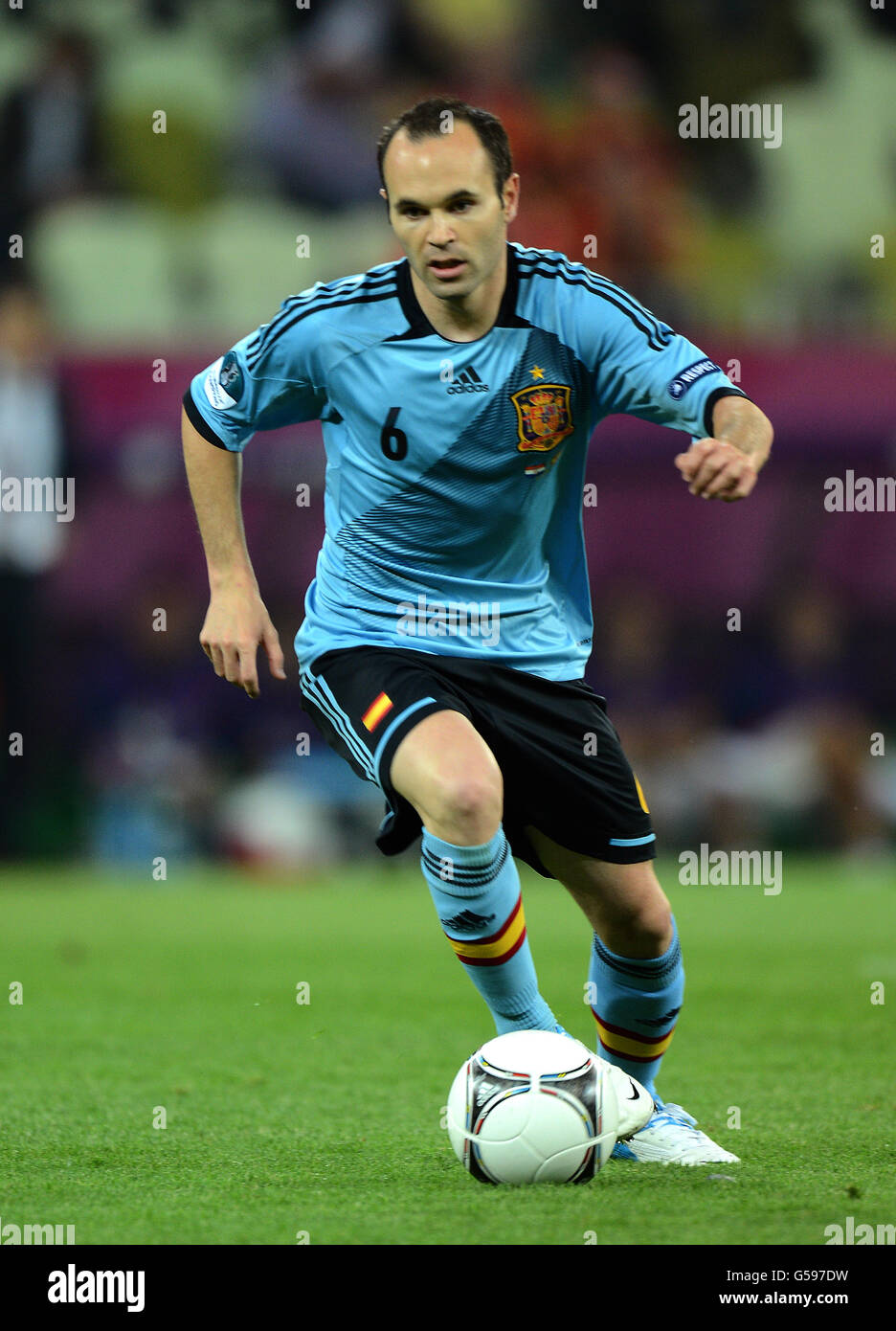 Uefa euro 2012 iniesta hi-res stock photography and images - Alamy