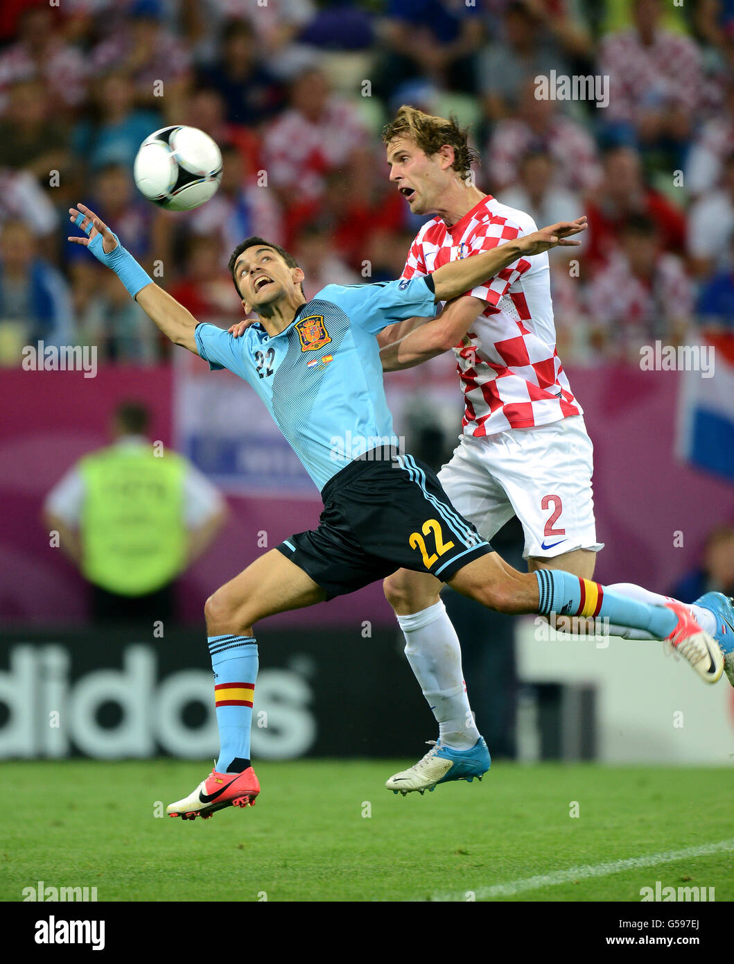 Jesus navas spain euro 2012 hi-res stock photography and images - Alamy