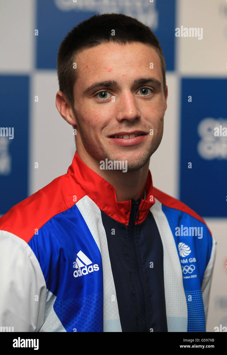 Josh Taylor during the London 2012 kitting out session at Loughborough ...