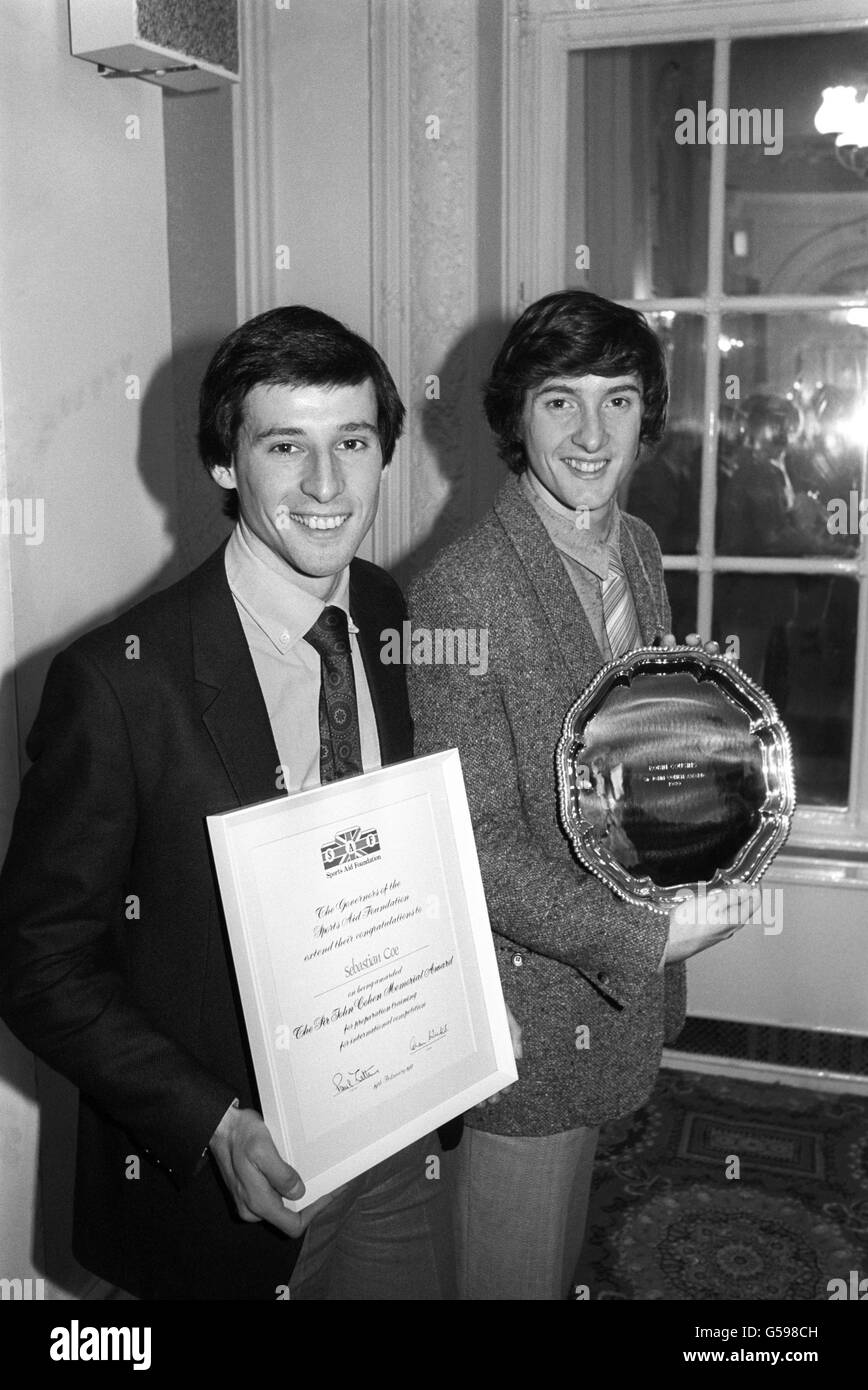 195956 2 seb coe award trophy salver certificate half length hi-res ...