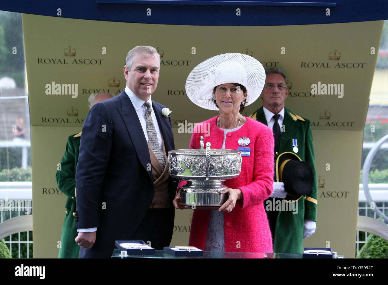 Duke of York presents Philippa Cooper owner of Fallen For You after ...