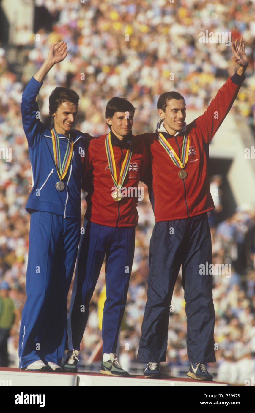 Sebastian coe medals hi-res stock photography and images - Alamy