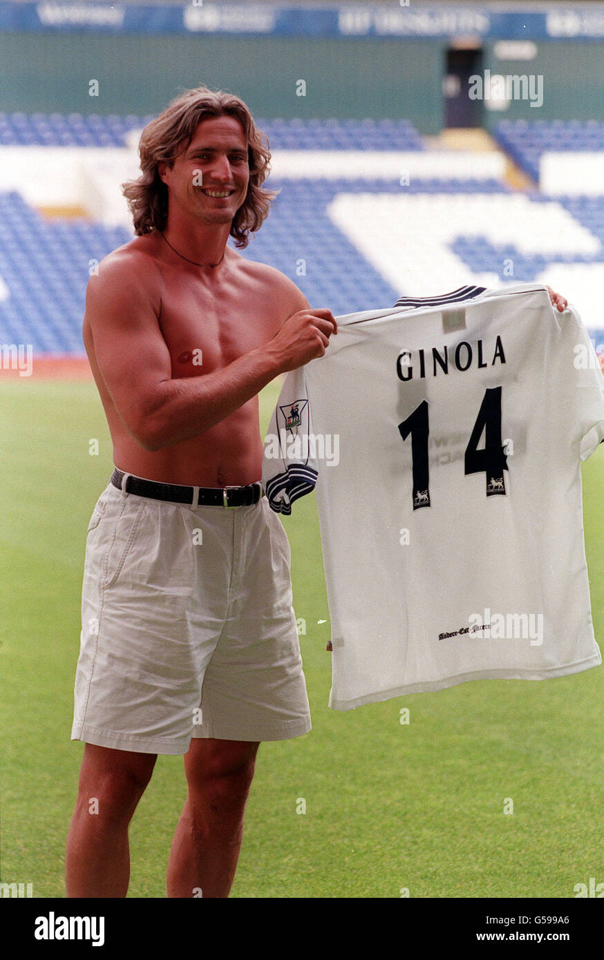 David Ginola at Spurs Stock Photo - Alamy