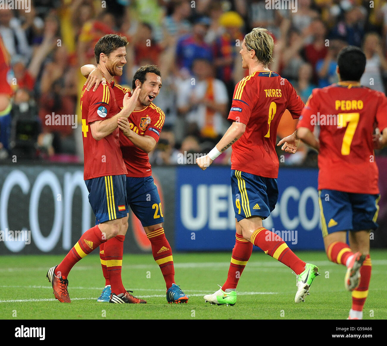 2012 euro spain france alonso hi-res stock photography and images - Alamy