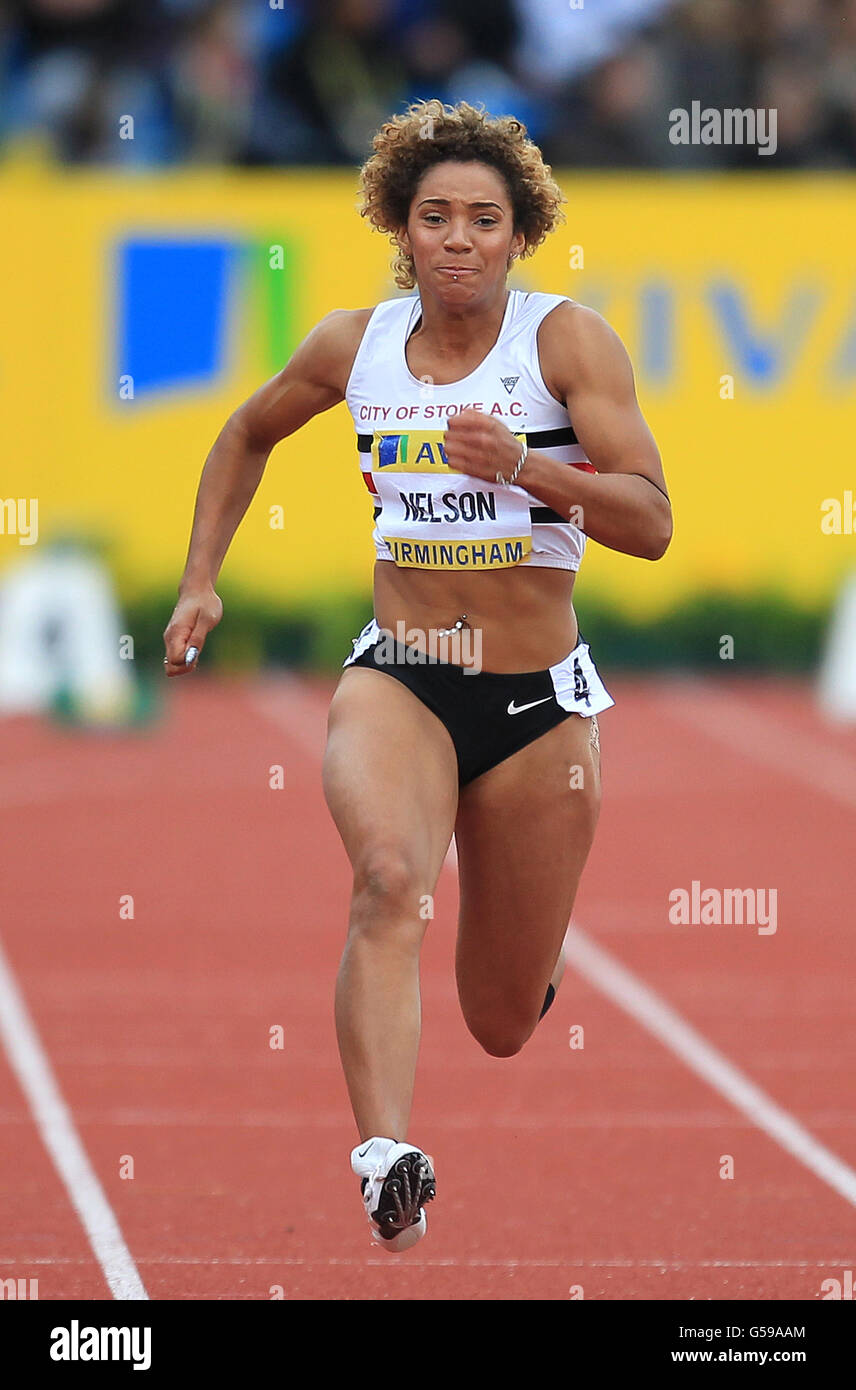 Ashleigh nelson in 100m aviva uk trials championships alexander stadium ...