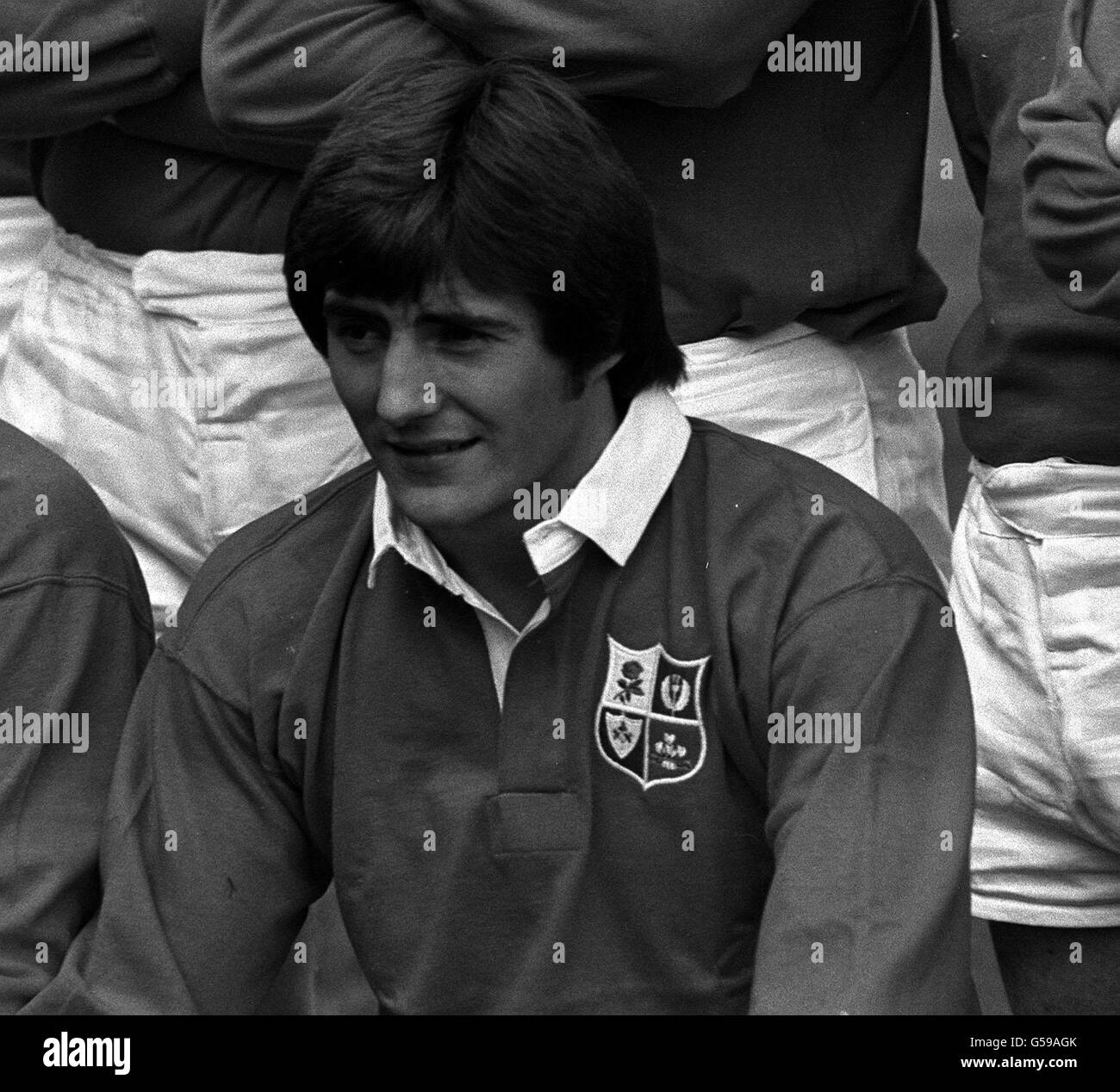 Andy Irvine, at Twickenham, when he represented the BritishLions in a ...