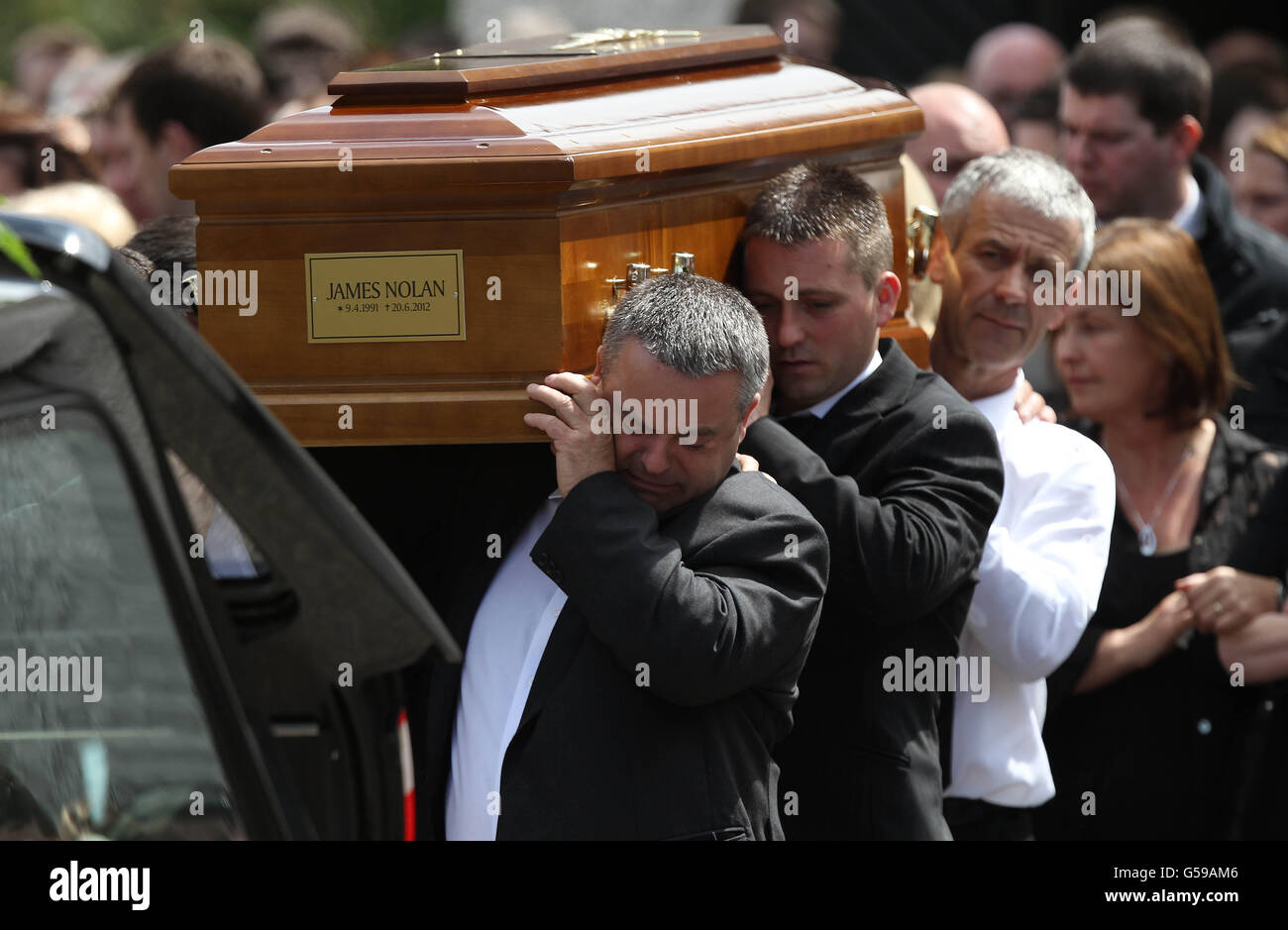 James Nolan funeral Stock Photo - Alamy