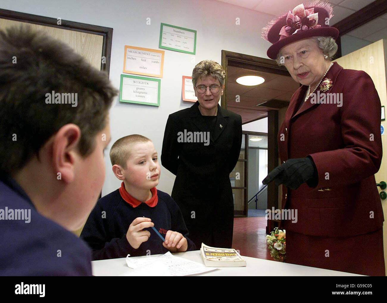 Queen Elizabeth II opens the new building The Special Educational Needs ...